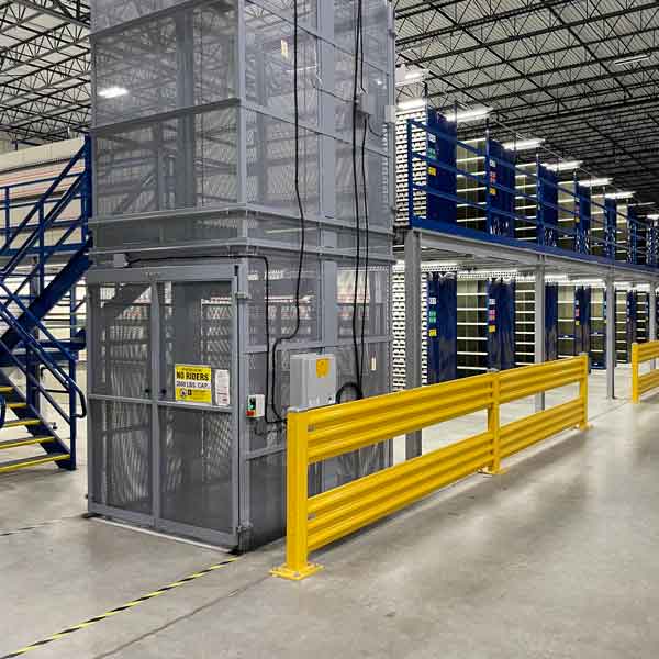 Mezzanine Lifts - Vertical Material Lifts - Trammell Equipment Company