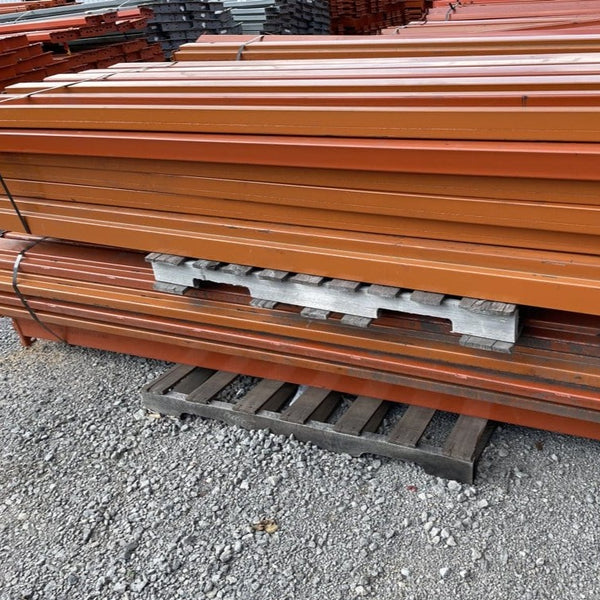 Used Pallet Rack Ridg-U-Rak Slotted Beams 108 3/8" wide x 4.5" high ...