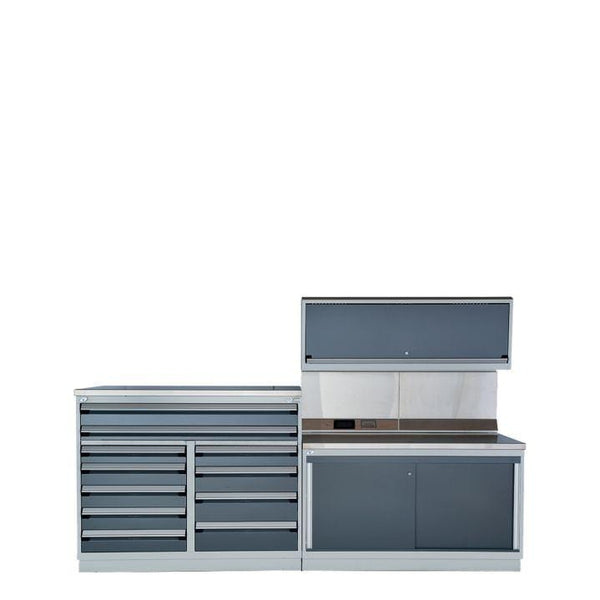 Technician Workstation Single with Stainless Top 120" | Rousseau Metal ...